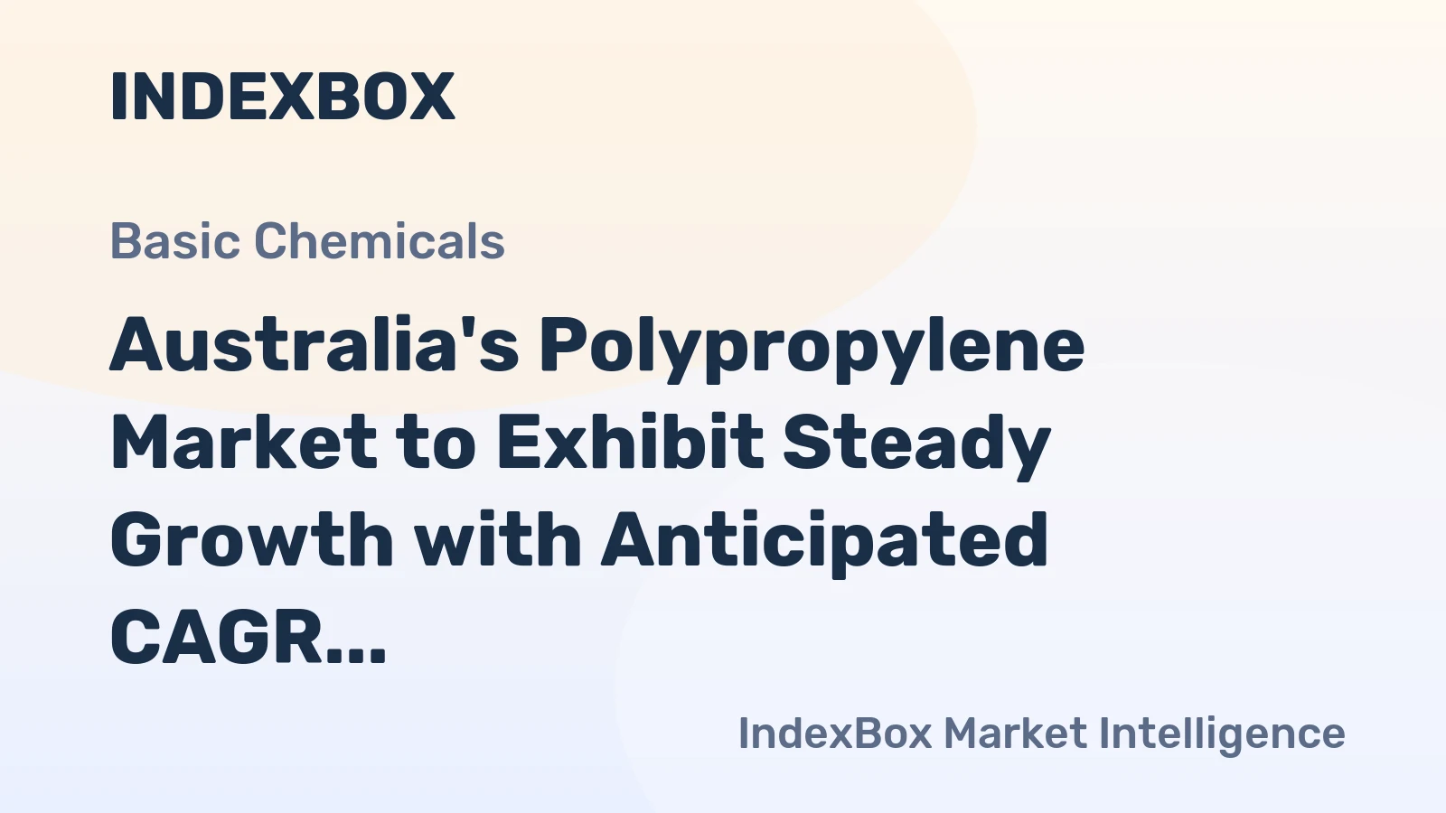 Australia's Polypropylene Market to Exhibit Steady Growth with Anticipated CAGR of +1.4% from 2024 to 2035
