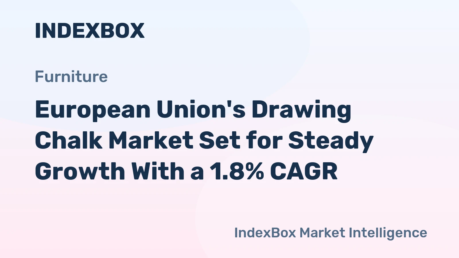 European Union's Drawing Chalk Market Set for Steady Growth With a 1.8% CAGR