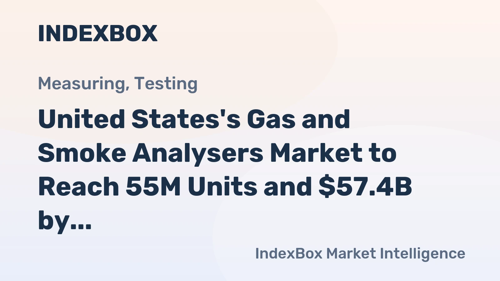 United States's Gas and Smoke Analysers Market to Reach 55M Units and $57.4B by 2035 as Demand Drives Growth