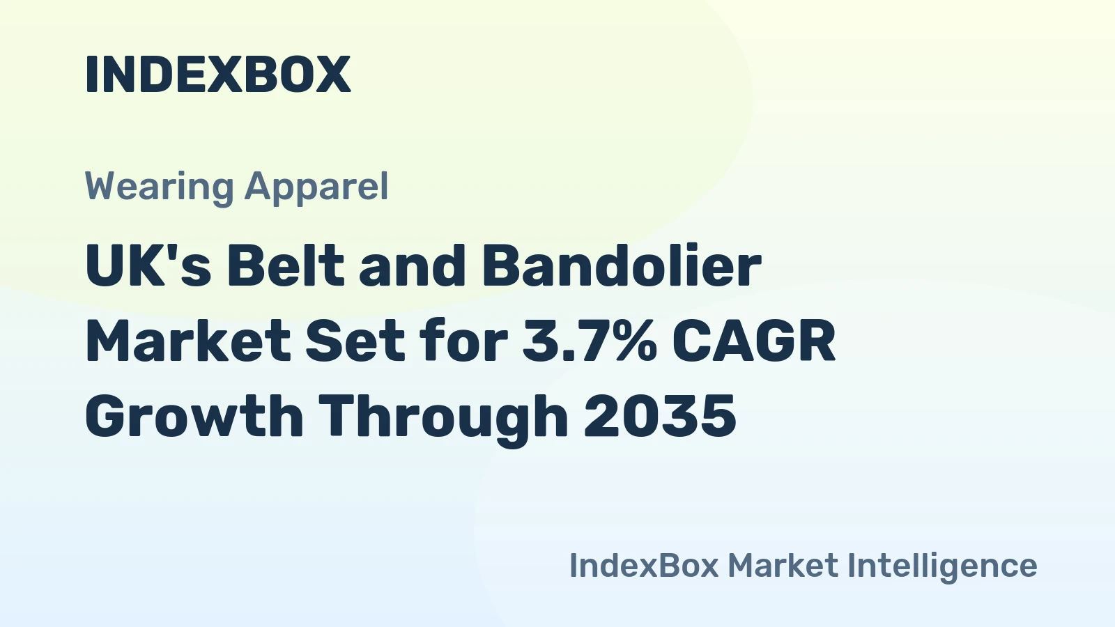 UK's Belt and Bandolier Market Set for 3.7% CAGR Growth Through 2035