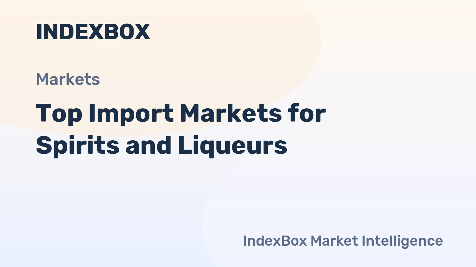 Top Import Markets for Spirits and Liqueurs