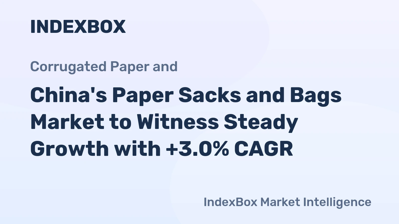 China's Paper Sacks and Bags Market to Witness Steady Growth with +3.0% CAGR