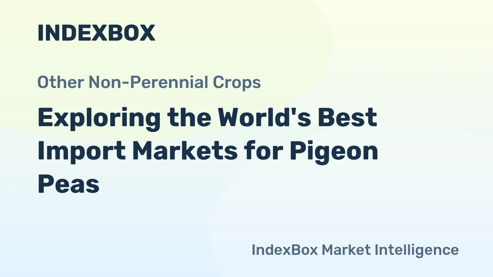 Exploring the World's Best Import Markets for Pigeon Peas