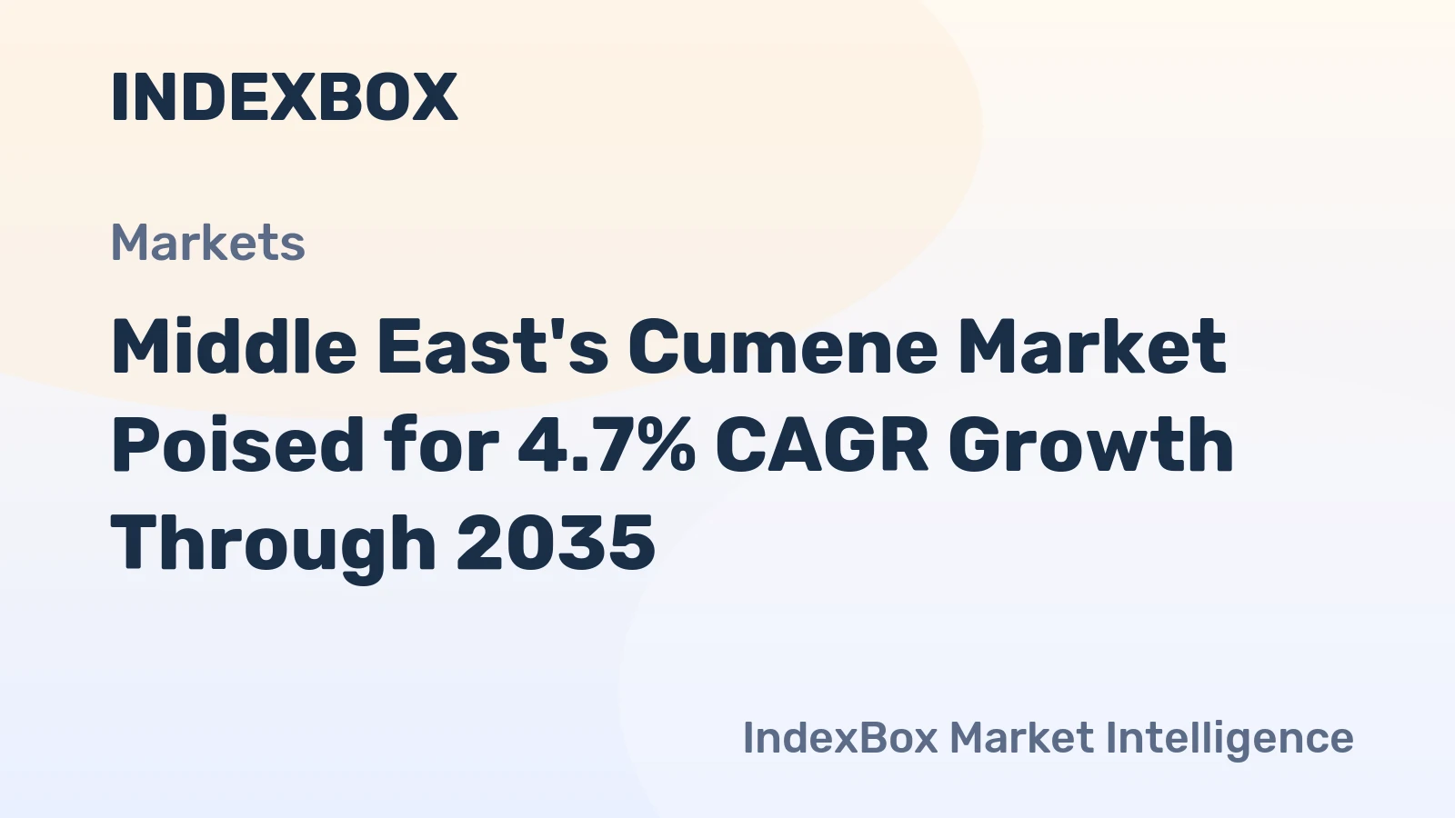 Middle East's Cumene Market Poised for 4.7% CAGR Growth Through 2035