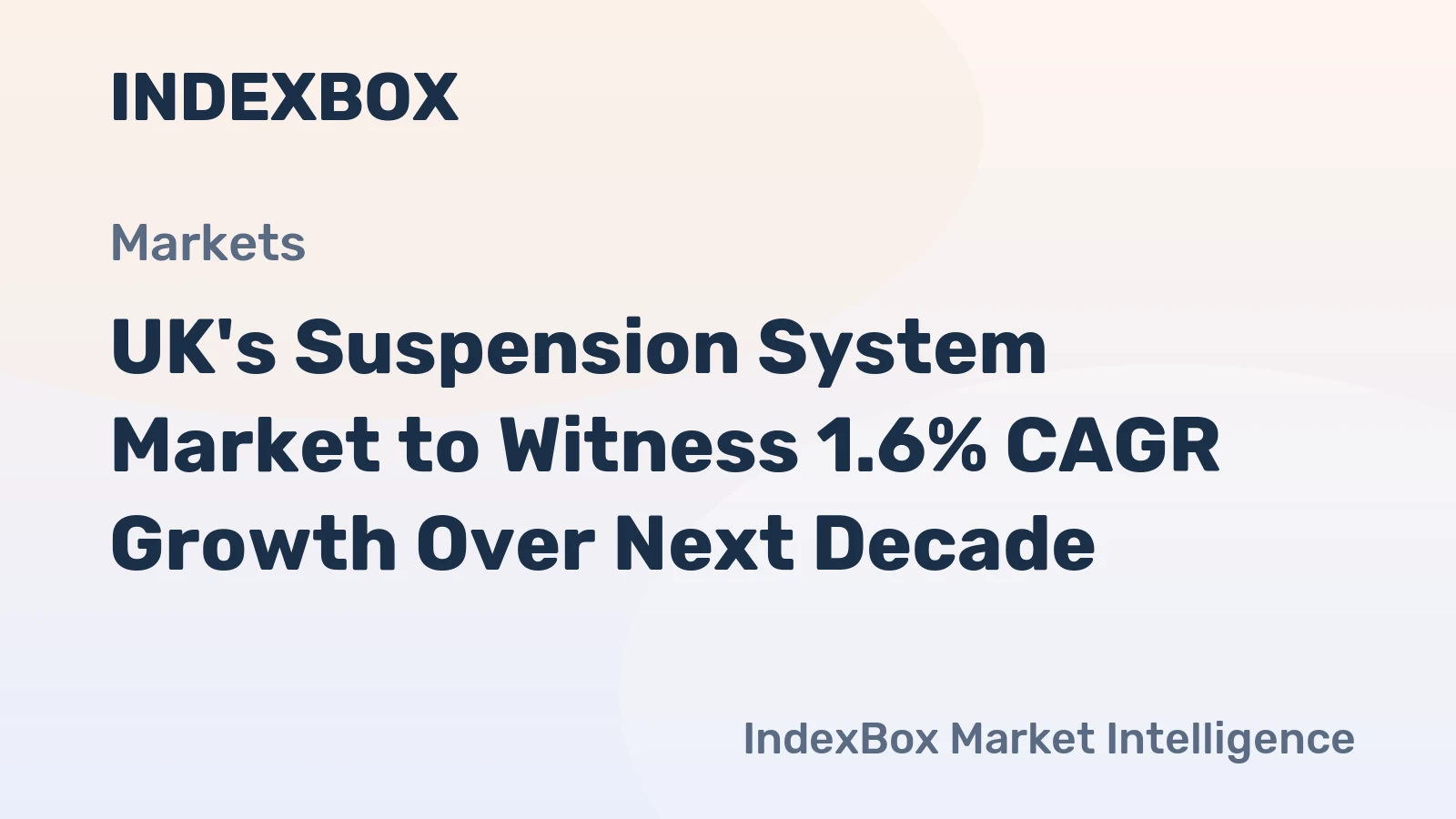 UK's Suspension System Market to Witness 1.6% CAGR Growth Over Next Decade