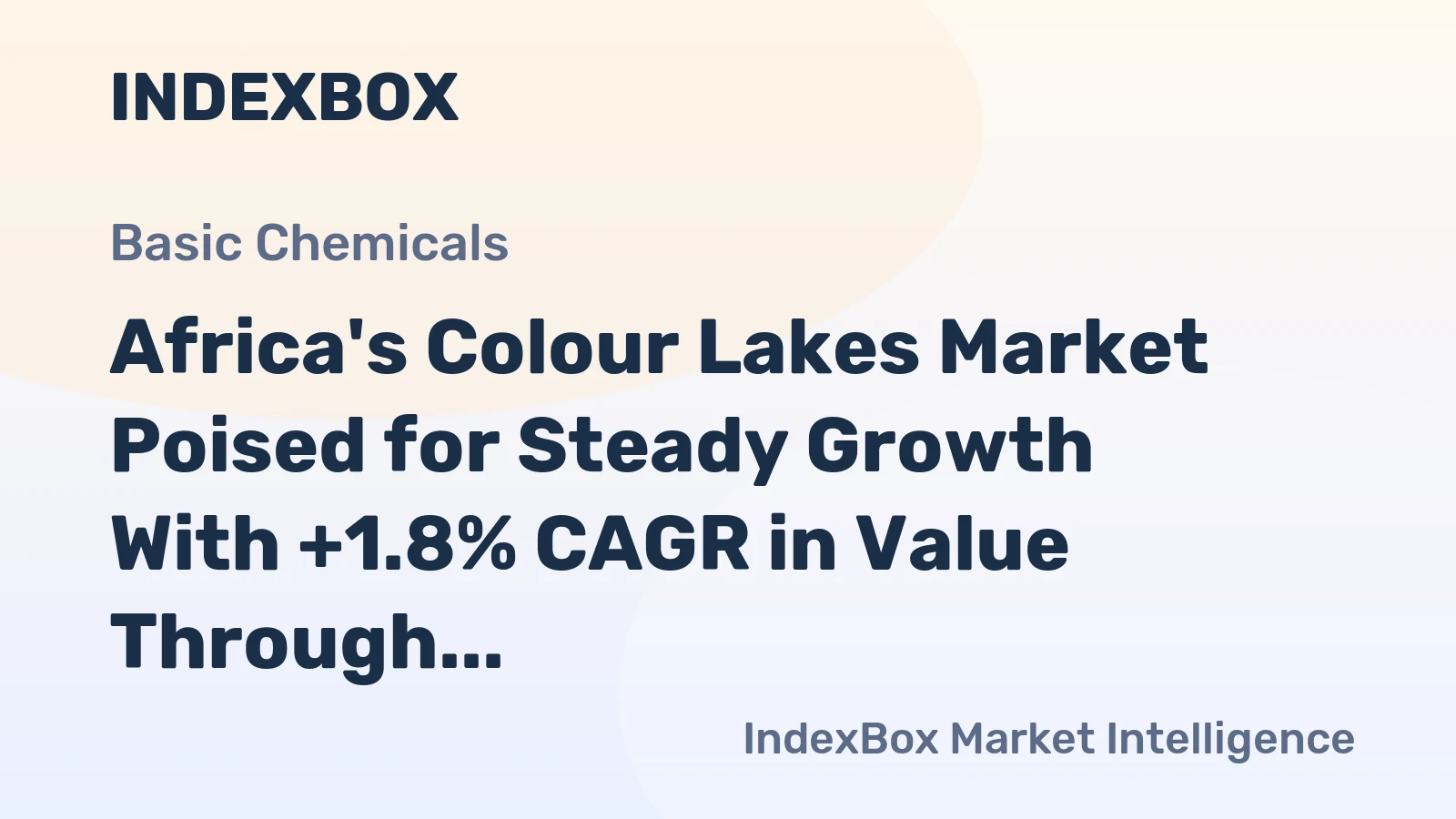Africa's Colour Lakes Market Poised for Steady Growth With +1.8% CAGR in Value Through 2035