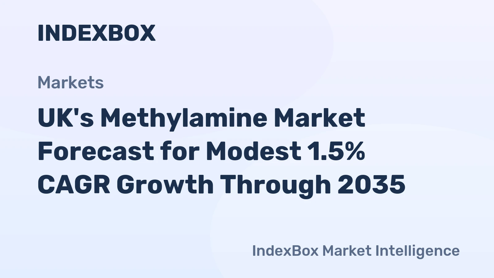 UK's Methylamine Market Forecast for Modest 1.5% CAGR Growth Through 2035