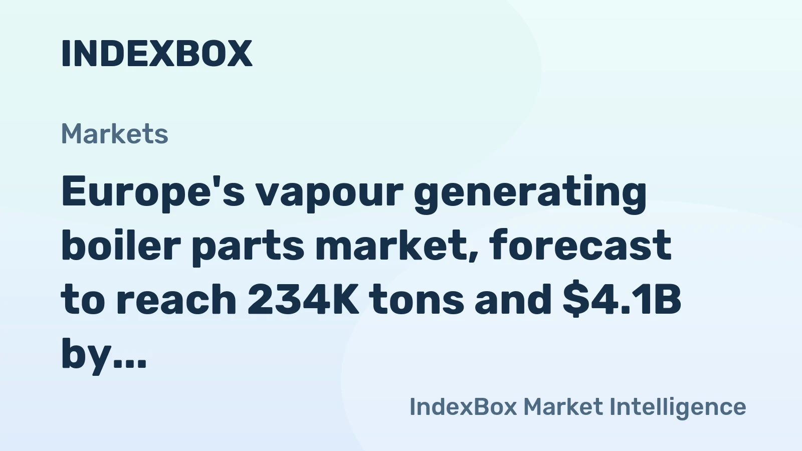 Europe's vapour generating boiler parts market, forecast to reach 234K tons and $4.1B by 2035, continues its upward trend in both volume and value.