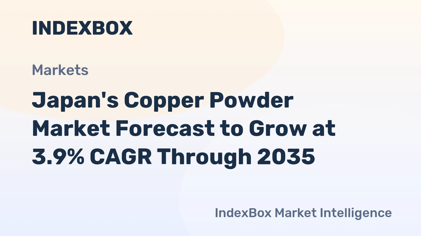 Japan's Copper Powder Market Forecast to Grow at 3.9% CAGR Through 2035