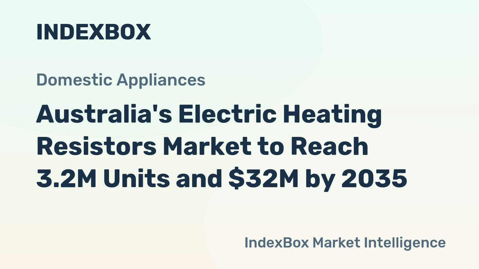 Australia's Electric Heating Resistors Market to Reach 3.2M Units and $32M by 2035