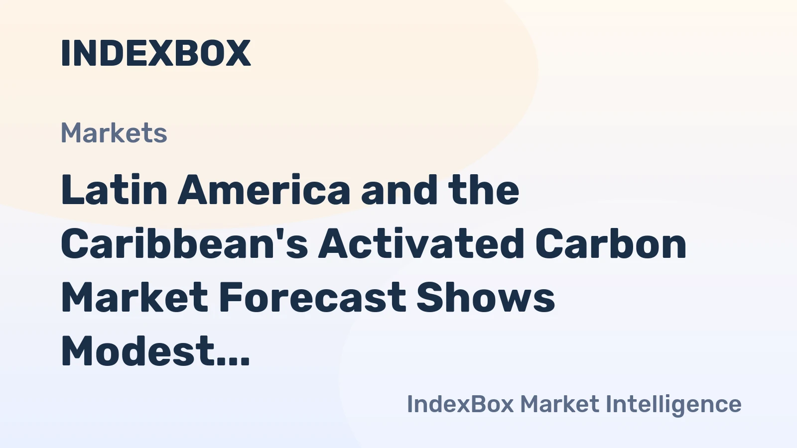 Latin America and the Caribbean's Activated Carbon Market Forecast Shows Modest Growth With a +0.6% Volume CAGR Through 2035