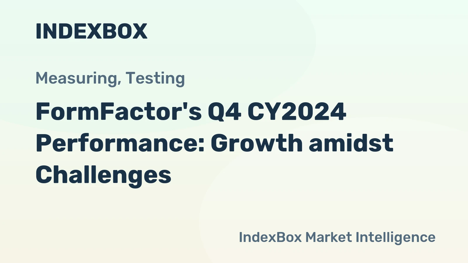 FormFactor's Q4 CY2024 Performance: Growth amidst Challenges