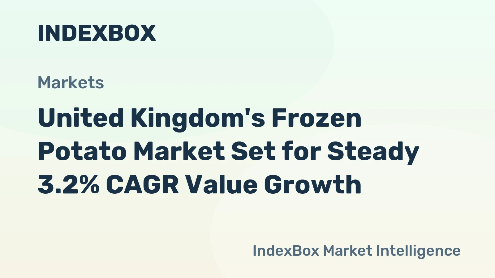 United Kingdom's Frozen Potato Market Set for Steady 3.2% CAGR Value Growth