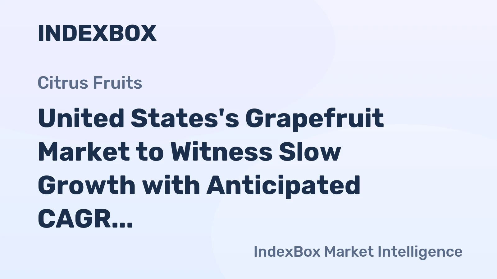 United States's Grapefruit Market to Witness Slow Growth with Anticipated CAGR of +0.2% from 2024-2035