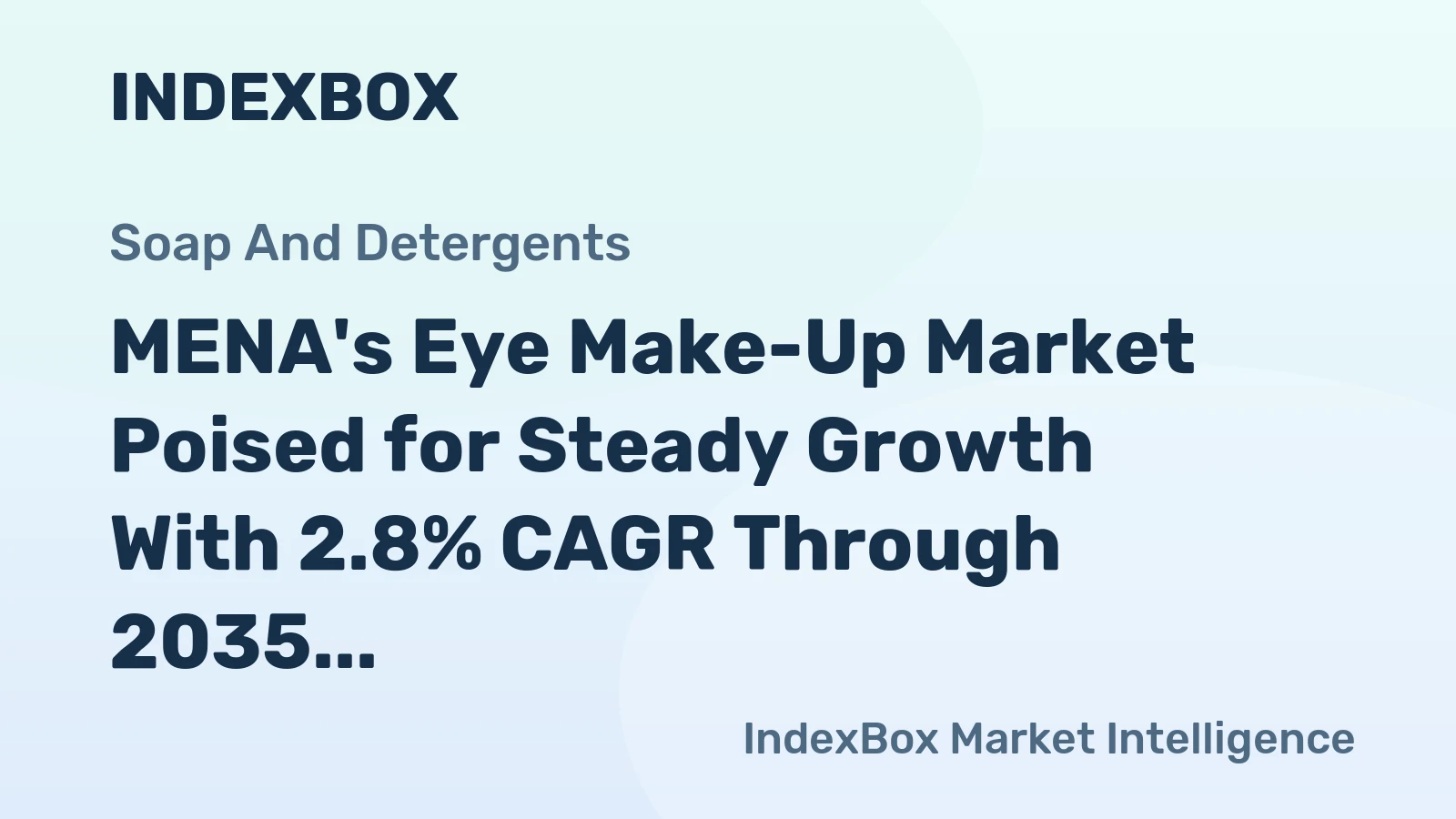 MENA's Eye Make-Up Market Poised for Steady Growth With 2.8% CAGR Through 2035