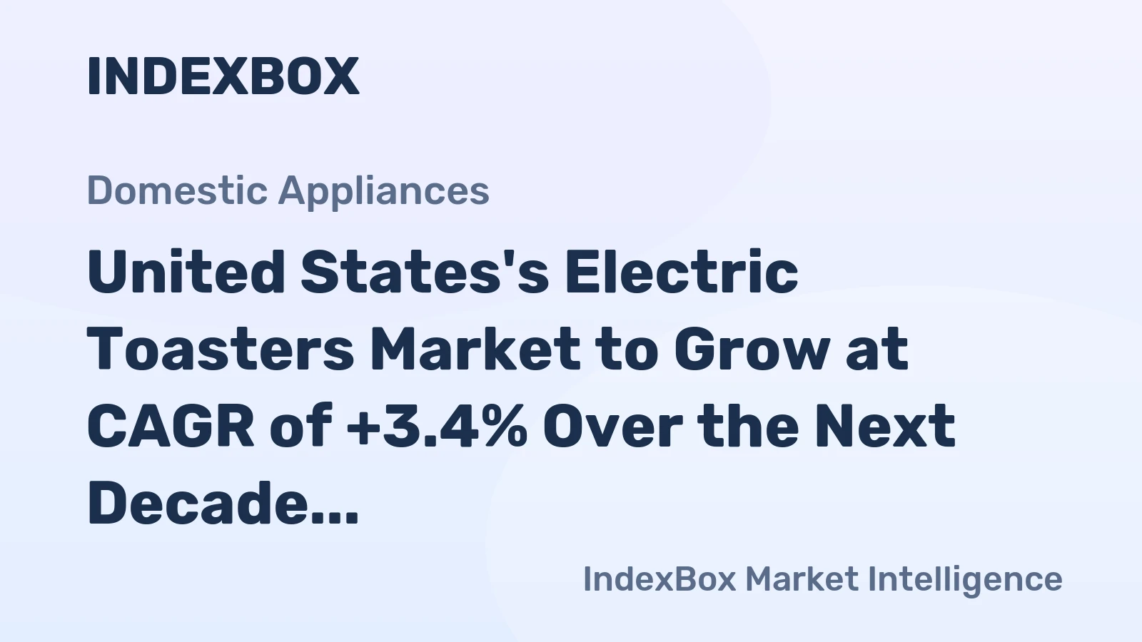 United States's Electric Toasters Market to Grow at CAGR of +3.4% Over the Next Decade, Reaching $267M by 2035