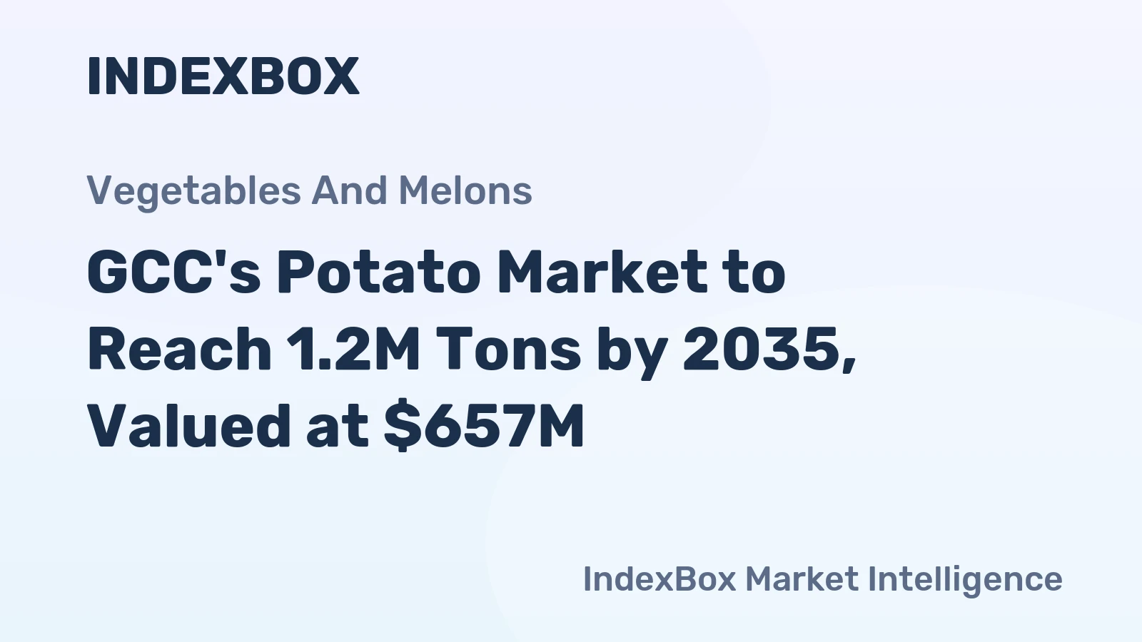 GCC's Potato Market to Reach 1.2M Tons by 2035, Valued at $657M