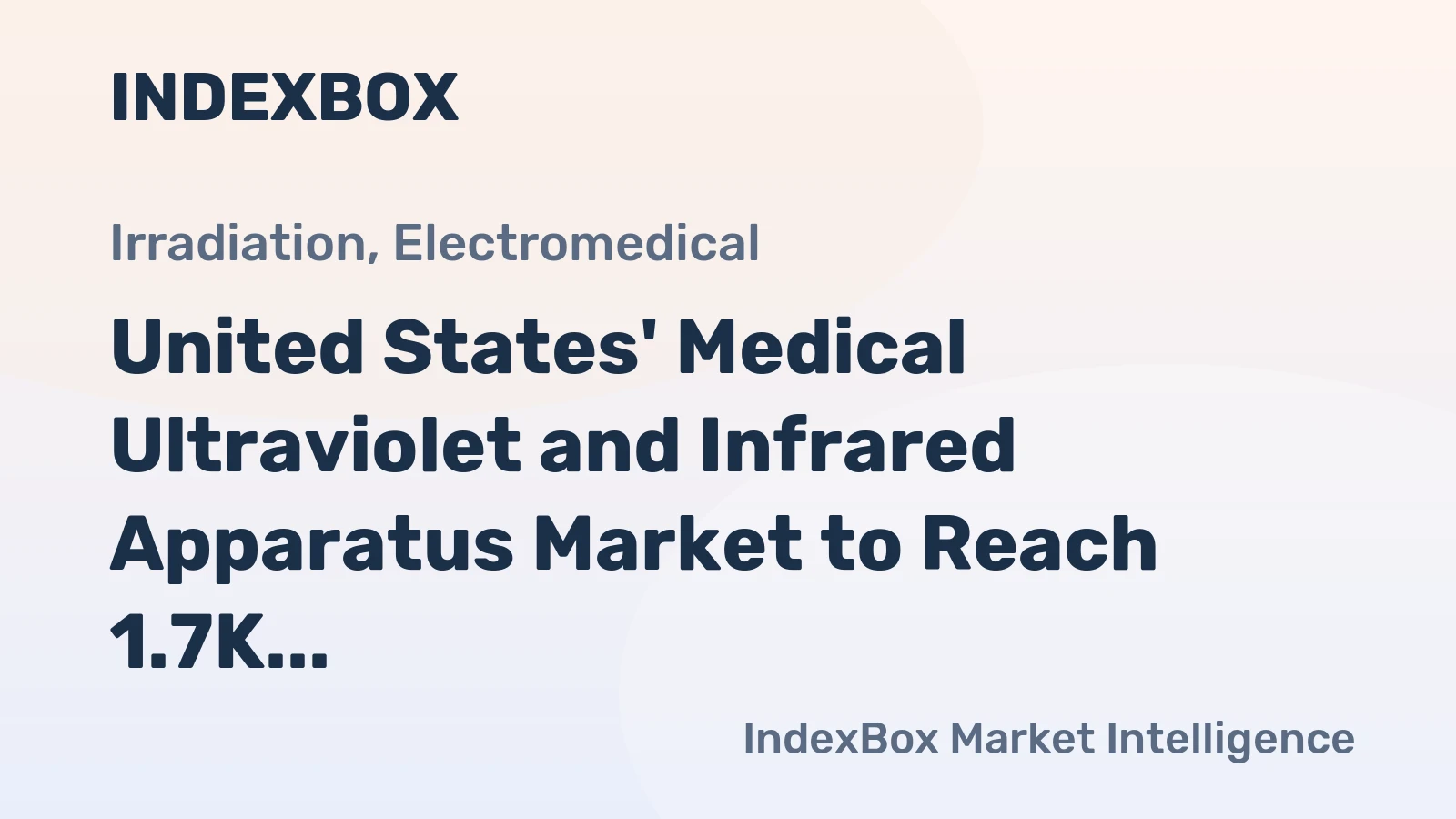 United States' Medical Ultraviolet and Infrared Apparatus Market to Reach 1.7K Tons and $240M by 2035