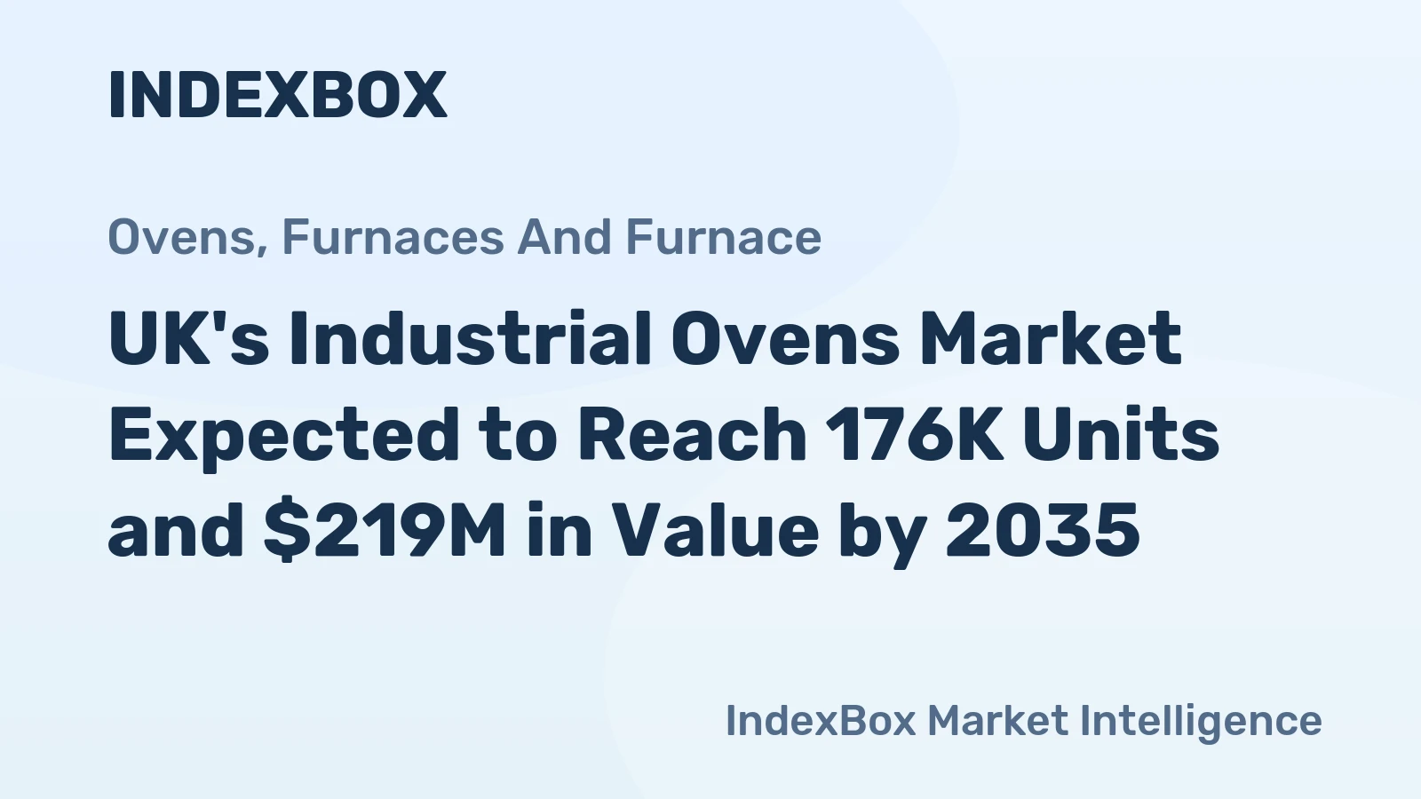 UK's Industrial Ovens Market Expected to Reach 176K Units and $219M in Value by 2035