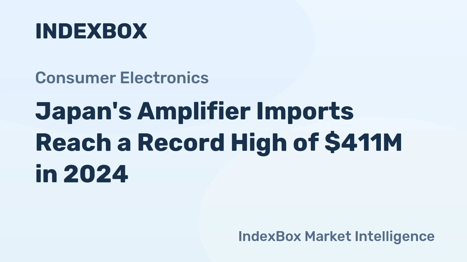 Japan's Amplifier Imports Reach a Record High of $411M in 2024