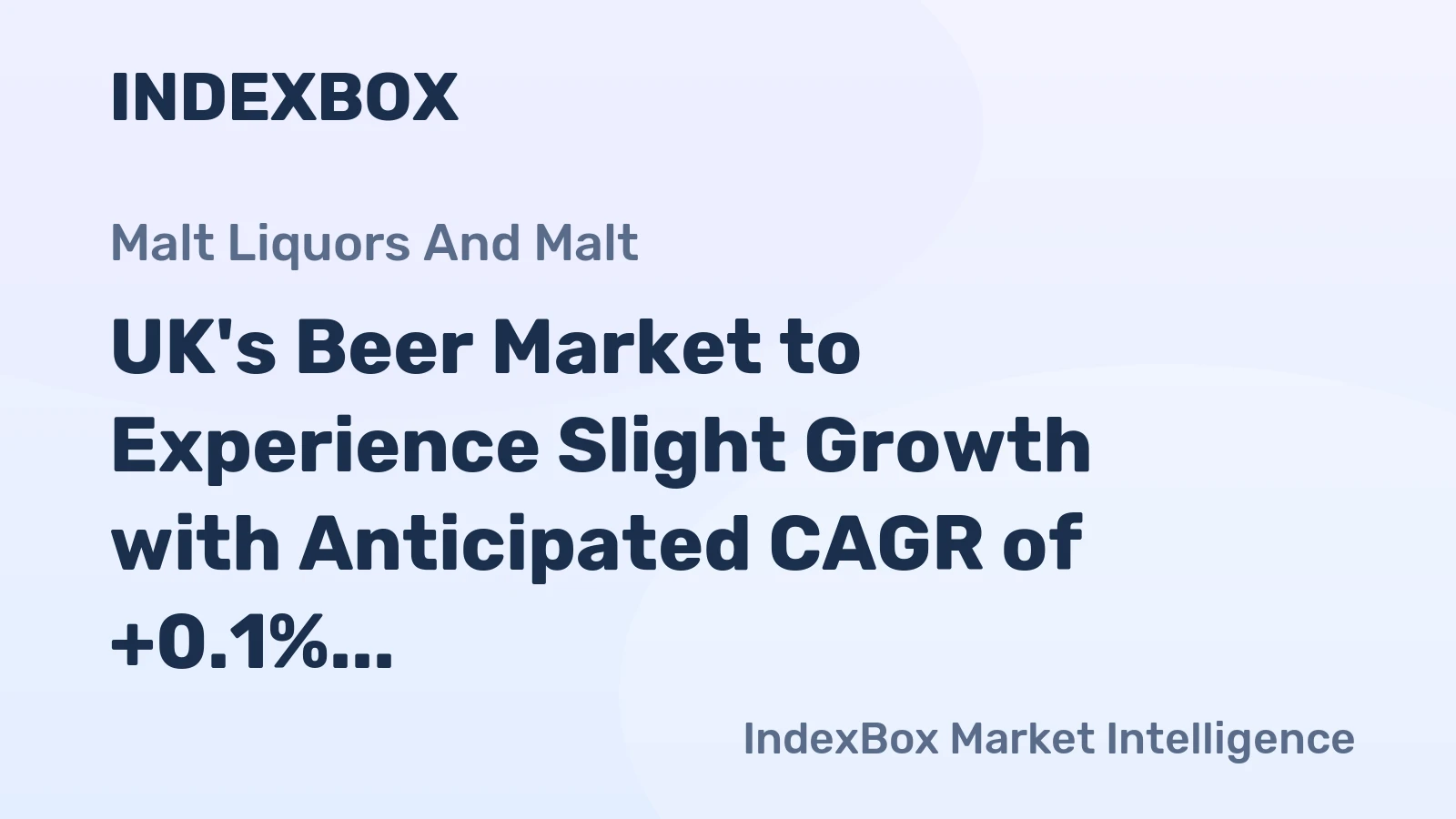 UK's Beer Market to Experience Slight Growth with Anticipated CAGR of +0.1% in Volume and +3.9% in Value by 2035