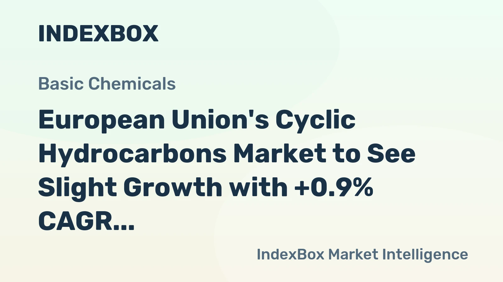 European Union's Cyclic Hydrocarbons Market to See Slight Growth with +0.9% CAGR Over Next Decade