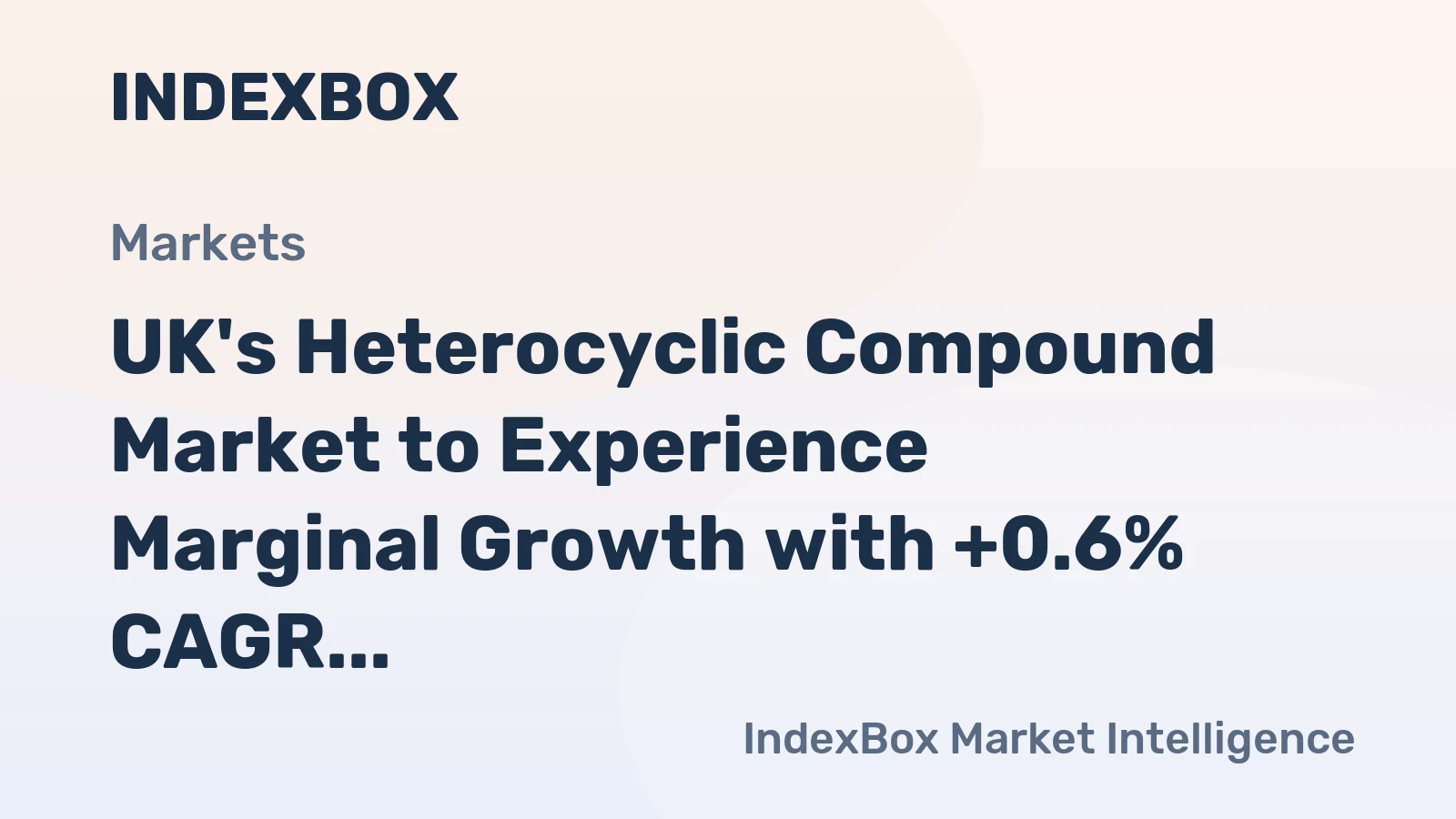 UK's Heterocyclic Compound Market to Experience Marginal Growth with +0.6% CAGR from 2024 to 2035