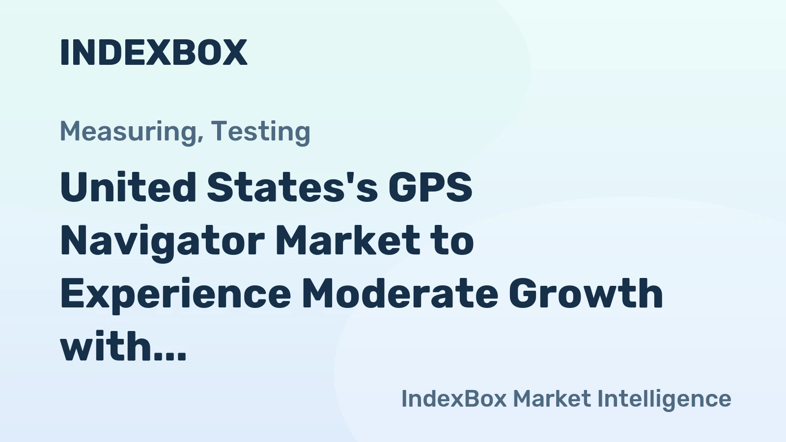 United States's GPS Navigator Market to Experience Moderate Growth with 2.9% CAGR