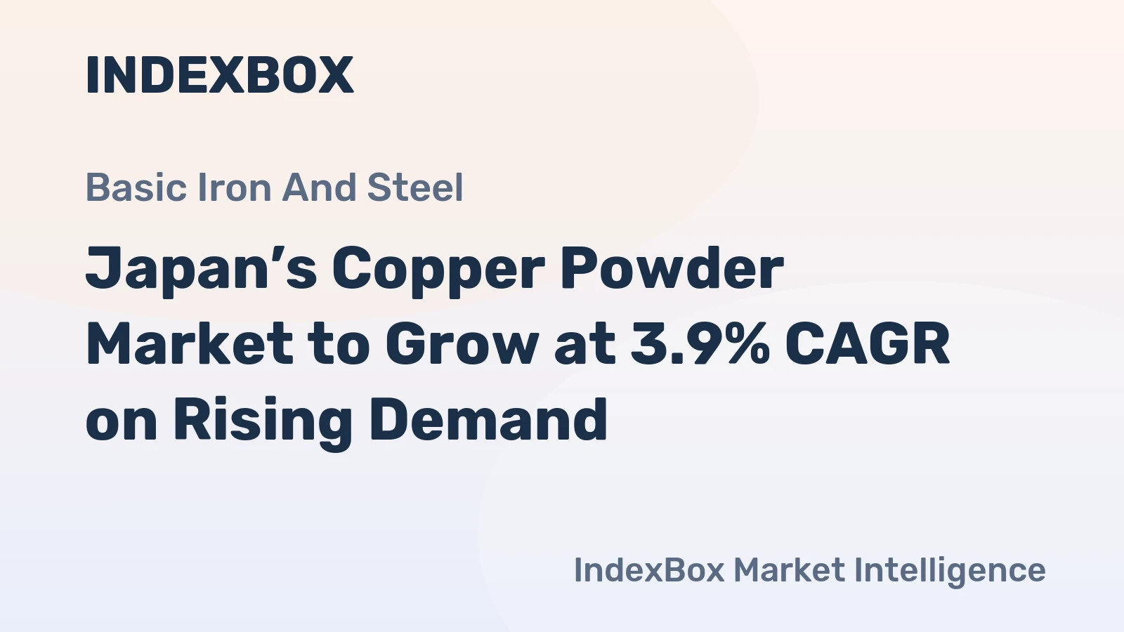 Japan’s Copper Powder Market to Grow at 3.9% CAGR on Rising Demand
