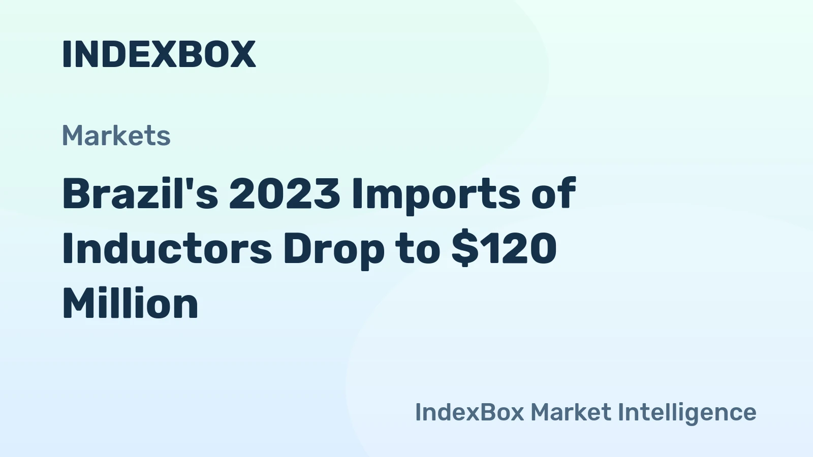 Brazil's 2023 Imports of Inductors Drop to $120 Million