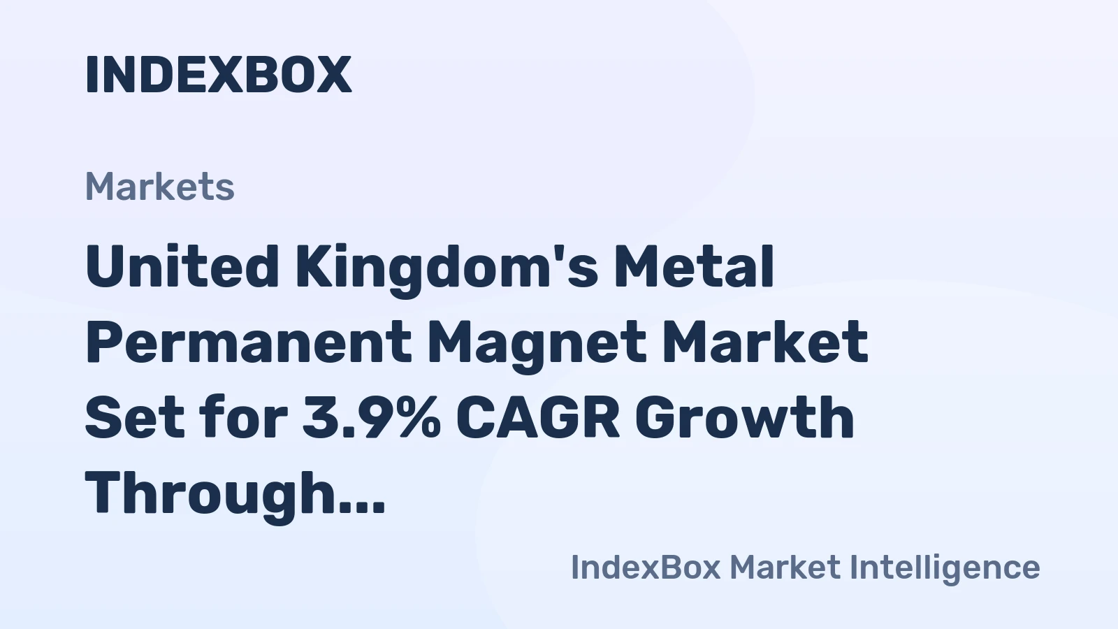United Kingdom's Metal Permanent Magnet Market Set for 3.9% CAGR Growth Through 2035