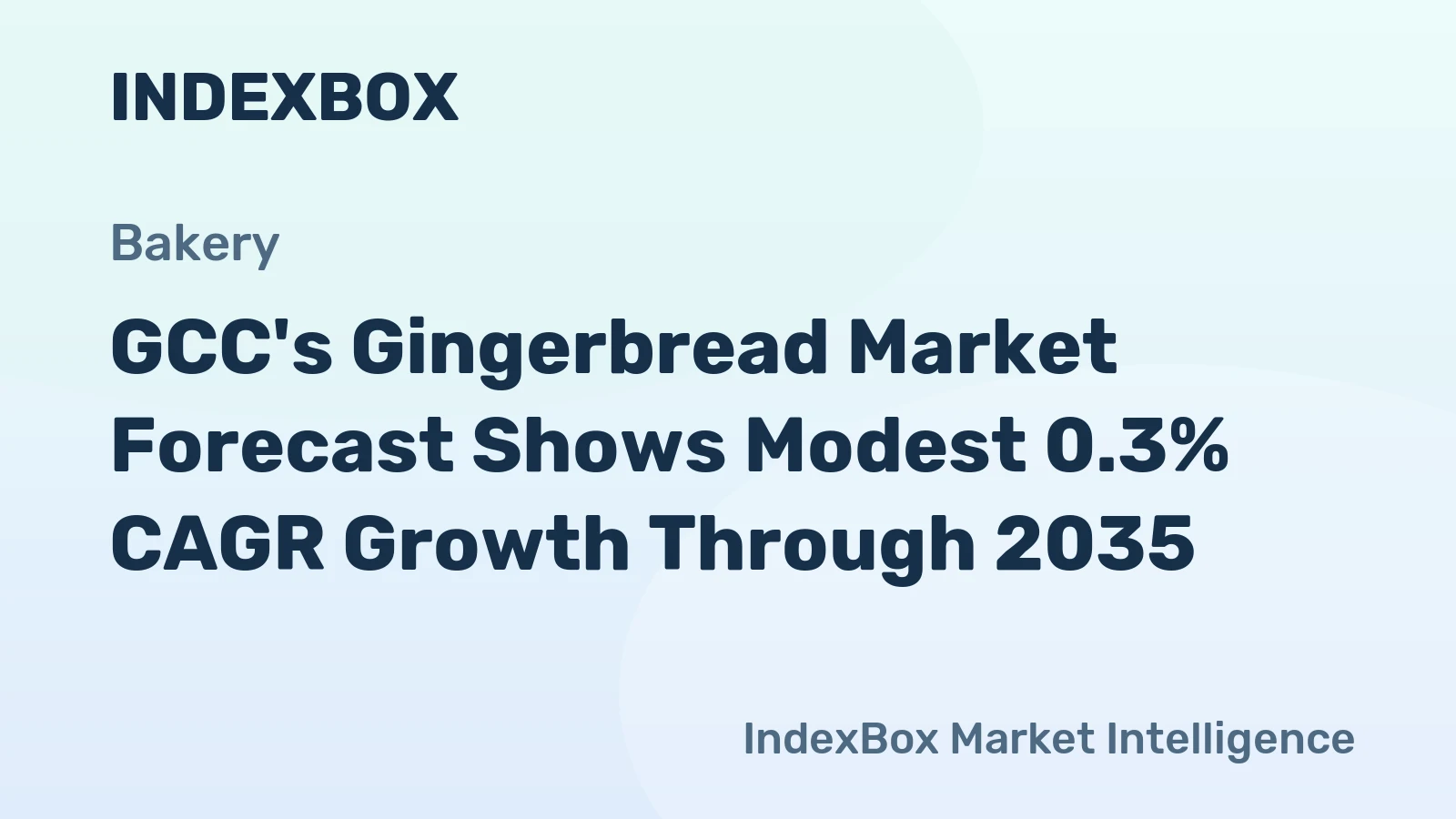 GCC's Gingerbread Market Forecast Shows Modest 0.3% CAGR Growth Through 2035