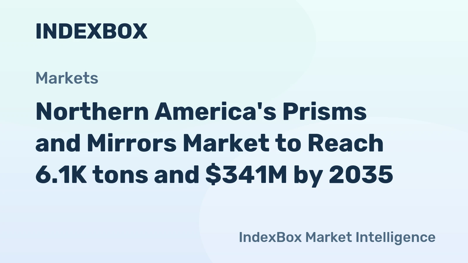 Northern America's Prisms and Mirrors Market to Reach 6.1K tons and $341M by 2035