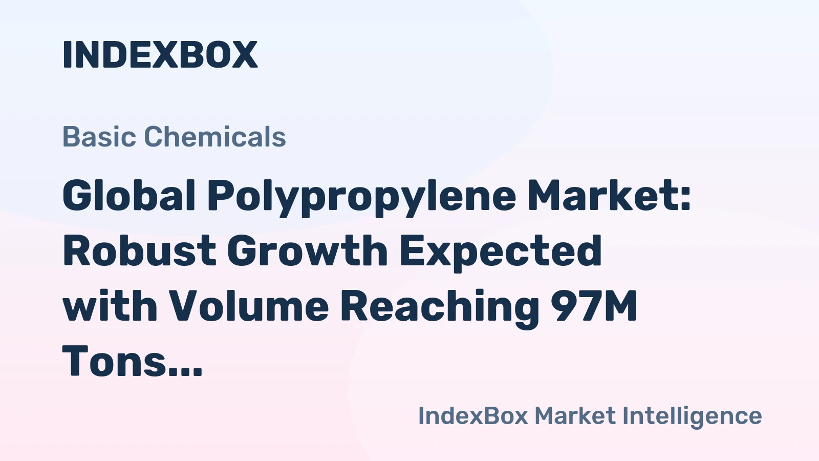 Global Polypropylene Market: Robust Growth Expected with Volume Reaching 97M Tons and Value at $150B by 2035