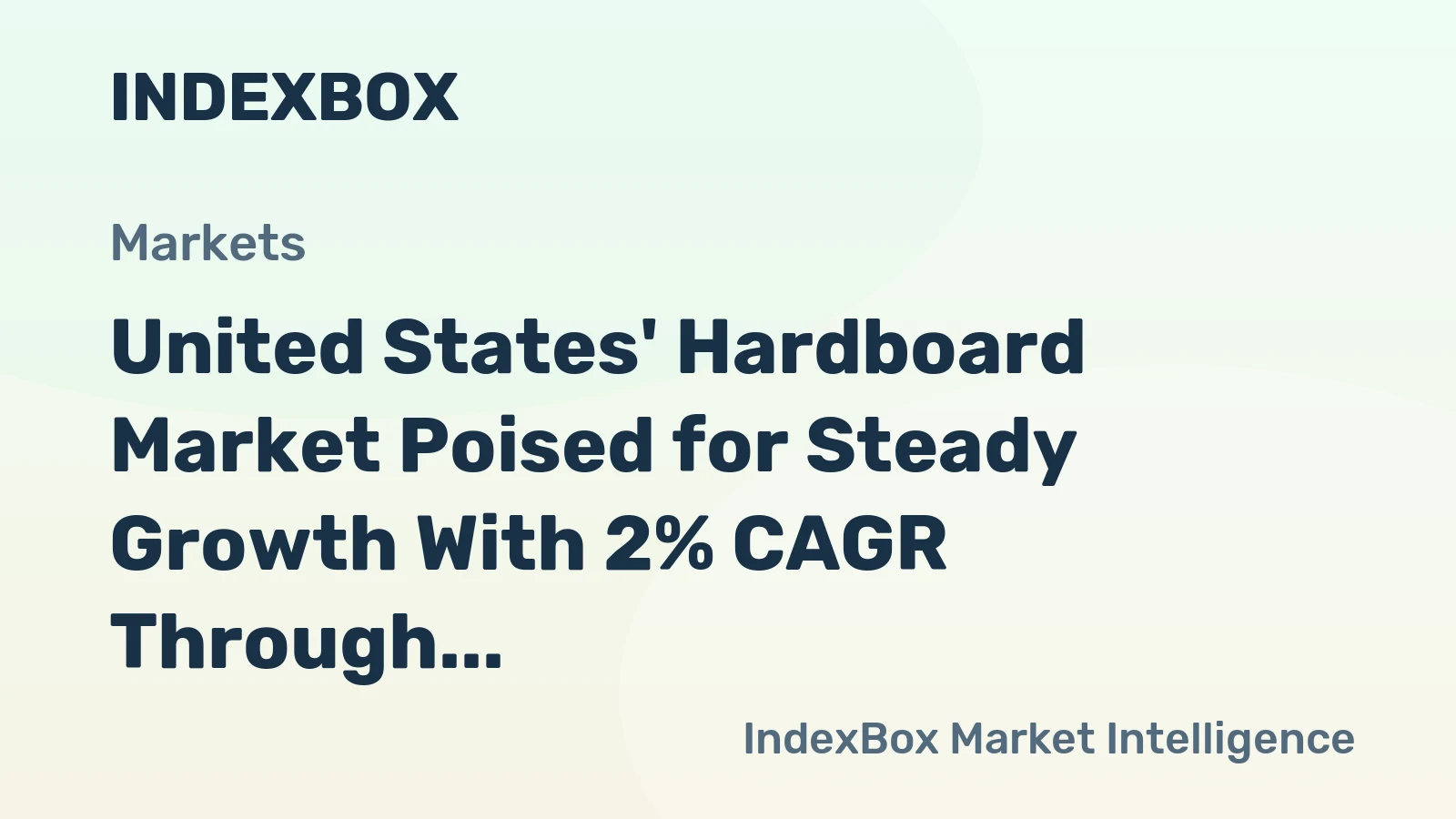 United States' Hardboard Market Poised for Steady Growth With 2% CAGR Through 2035