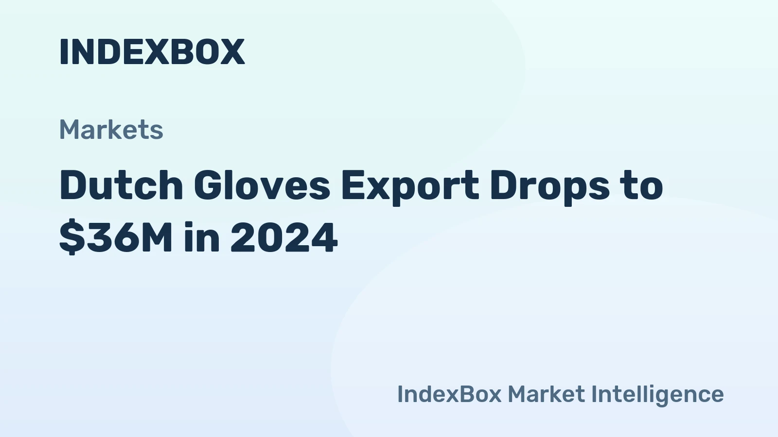 Dutch Gloves Export Drops to $36M in 2024