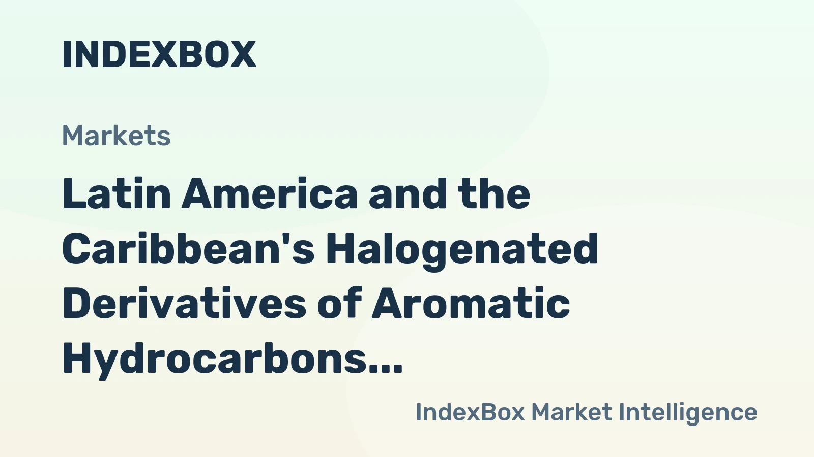 Latin America and the Caribbean's Halogenated Derivatives of Aromatic Hydrocarbons Market Set to Reach 73K Tons and $631M by 2035