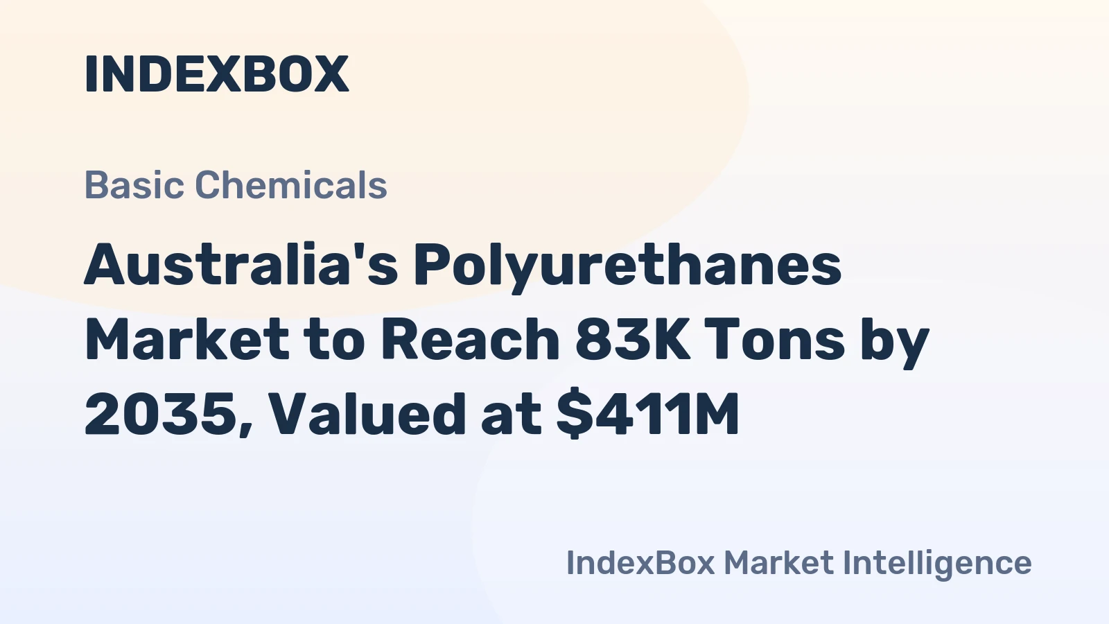 Australia's Polyurethanes Market to Reach 83K Tons by 2035, Valued at $411M