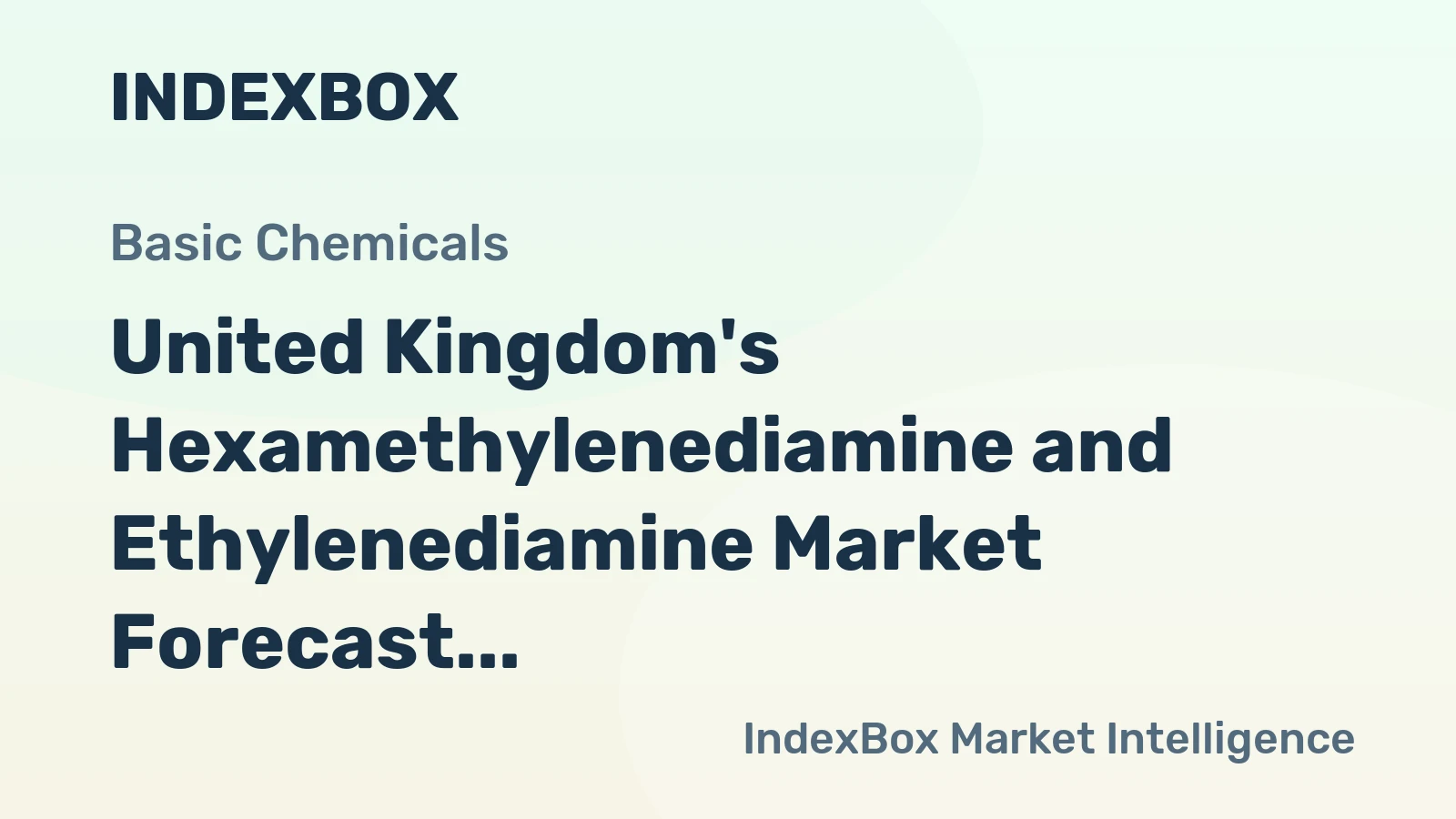 United Kingdom's Hexamethylenediamine and Ethylenediamine Market Forecast for Slight Volume Growth with 02% CAGR Through 2035