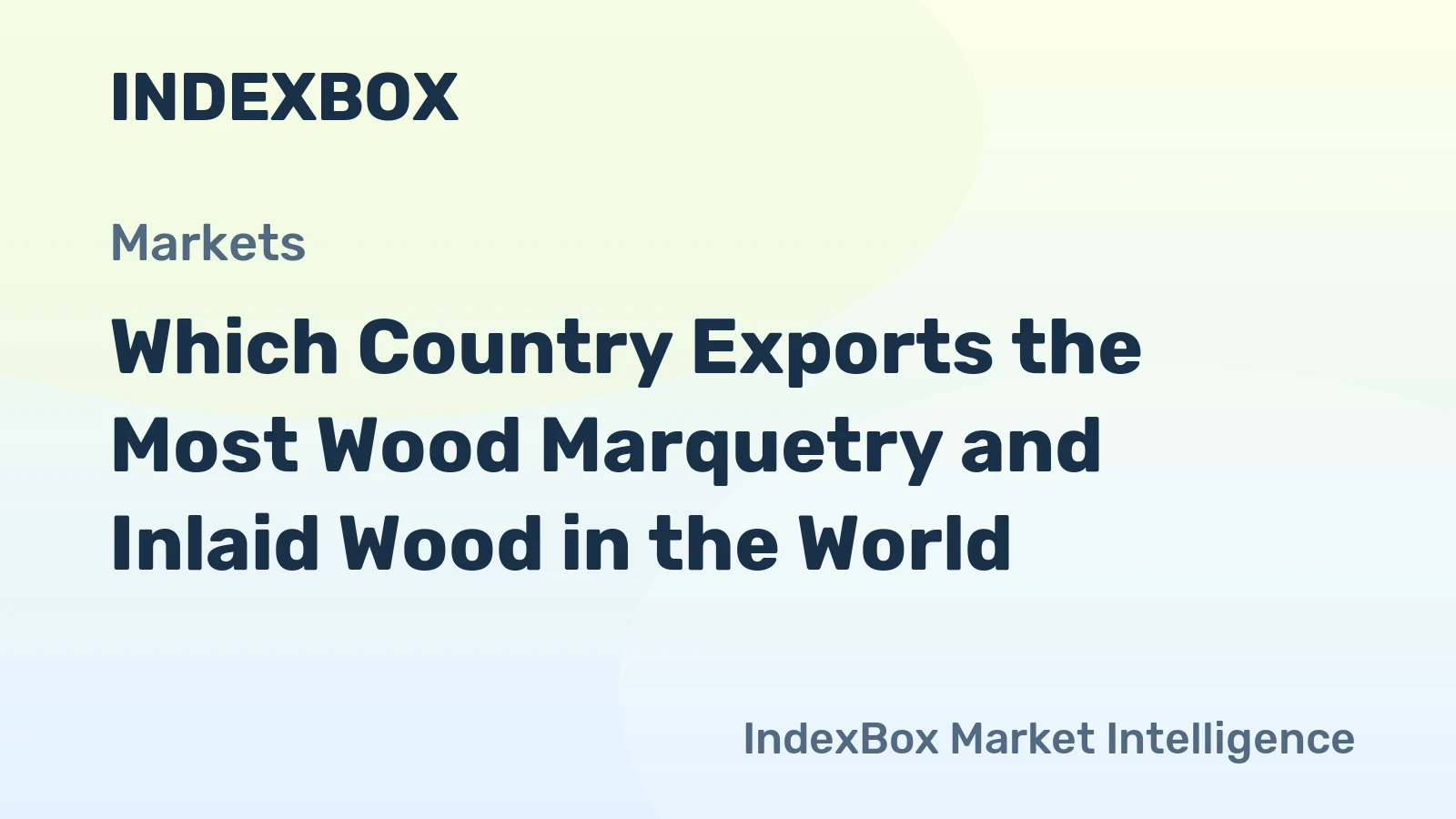 Which Country Exports the Most Wood Marquetry and Inlaid Wood in the World?