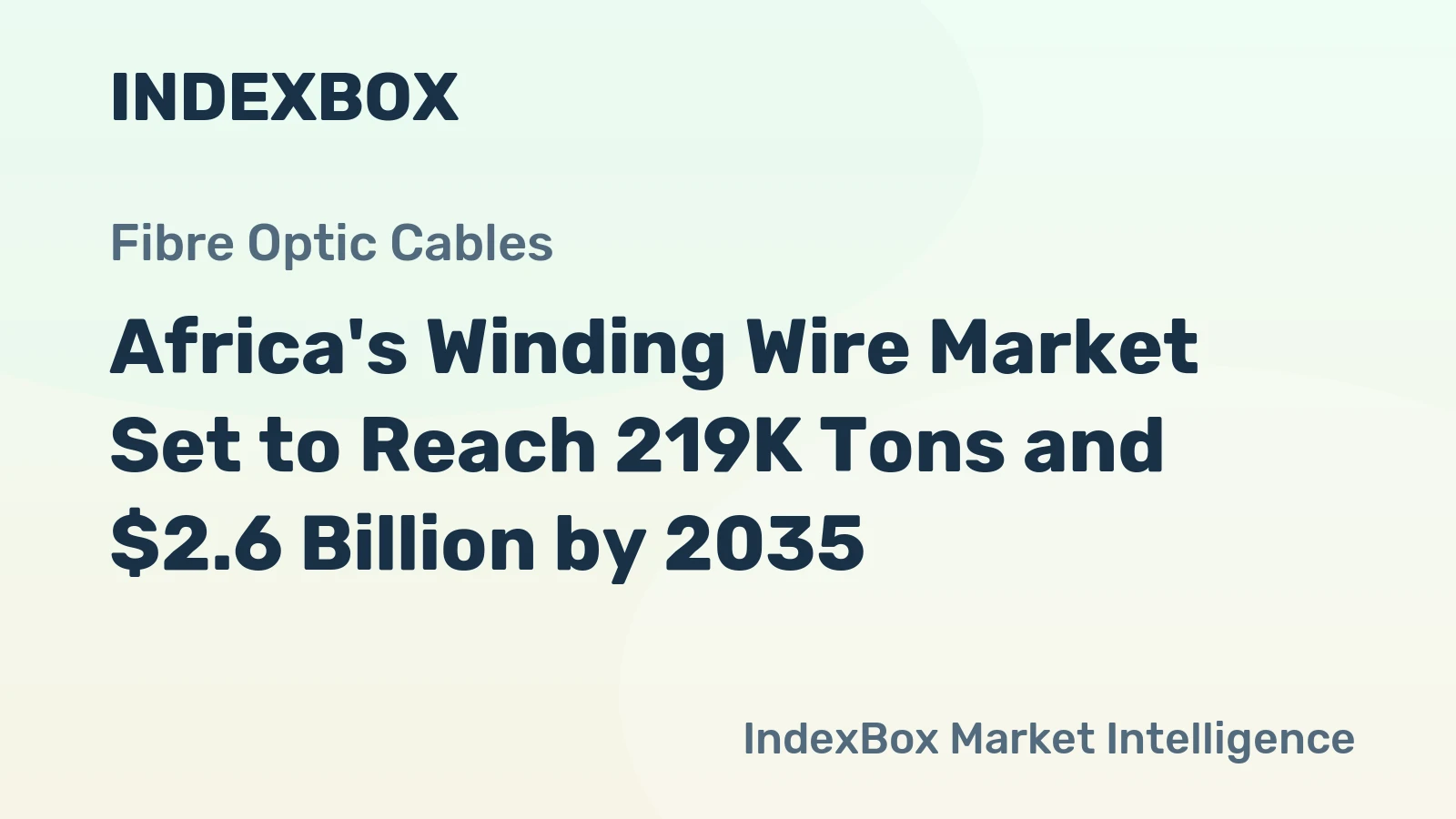 Africa's Winding Wire Market Set to Reach 219K Tons and $2.6 Billion by 2035