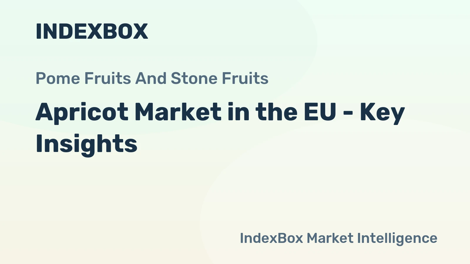 Apricot Market in the EU - Key Insights