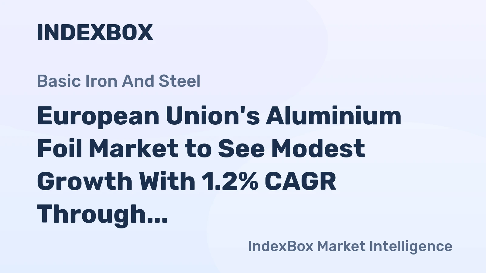 European Union's Aluminium Foil Market to See Modest Growth With 1.2% CAGR Through 2035