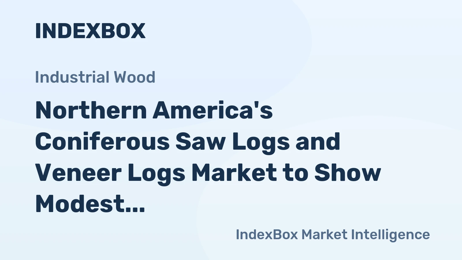 Northern America's Coniferous Saw Logs and Veneer Logs Market to Show Modest Growth with a CAGR of +0.3% by 2035