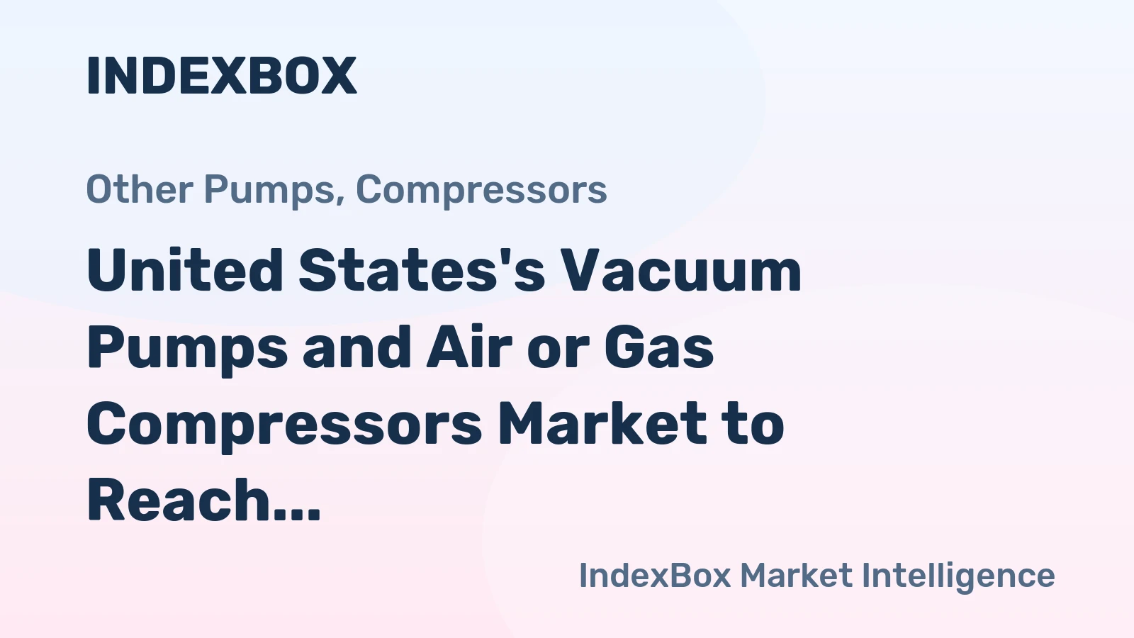United States's Vacuum Pumps and Air or Gas Compressors Market to Reach 98M Units and $13.7B by 2035