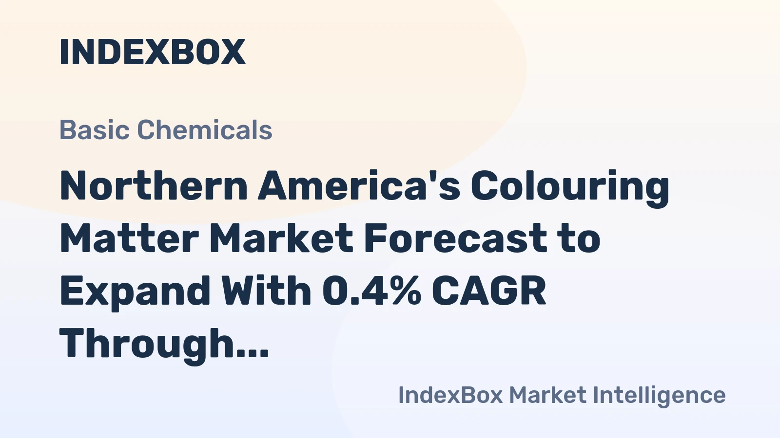 Northern America's Colouring Matter Market Forecast to Expand With 0.4% CAGR Through 2035