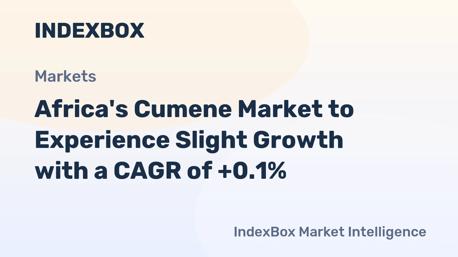 Africa's Cumene Market to Experience Slight Growth with a CAGR of +0.1%