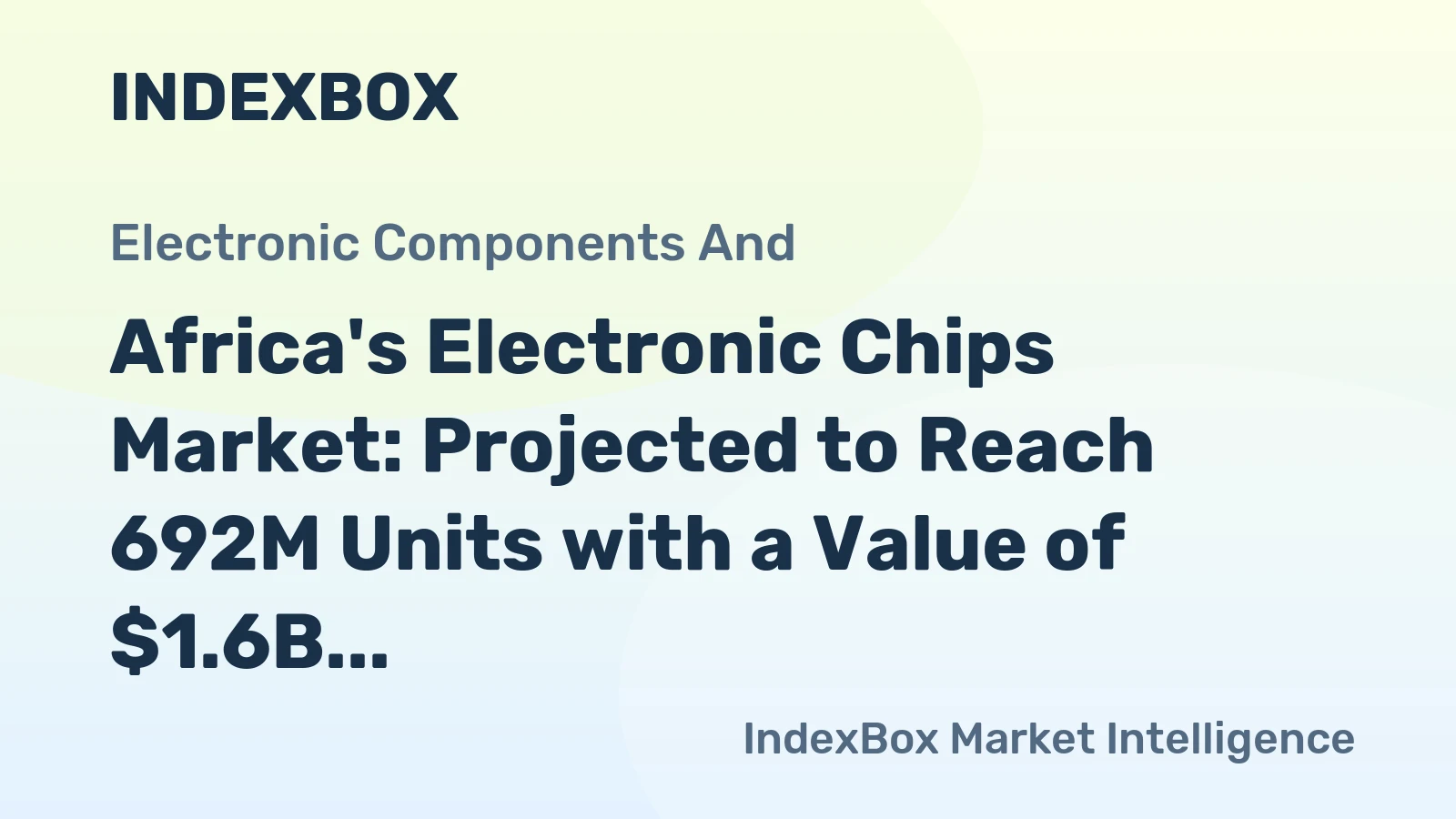 Africa's Electronic Chips Market: Projected to Reach 692M Units with a Value of $1.6B by 2035