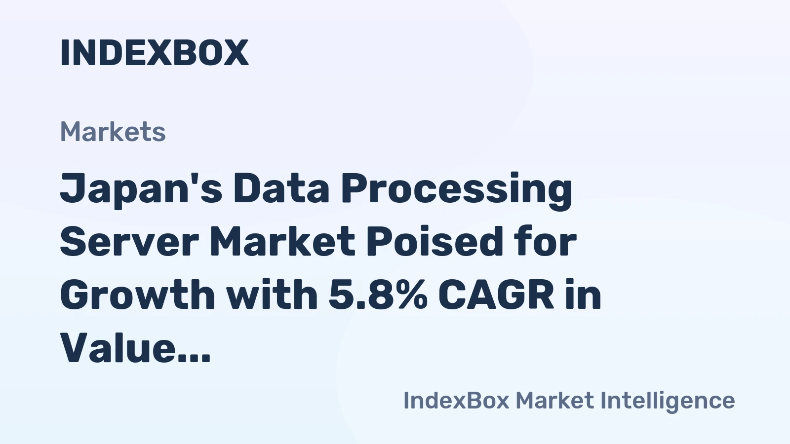Japan's Data Processing Server Market Poised for Growth with 5.8% CAGR in Value Through 2035