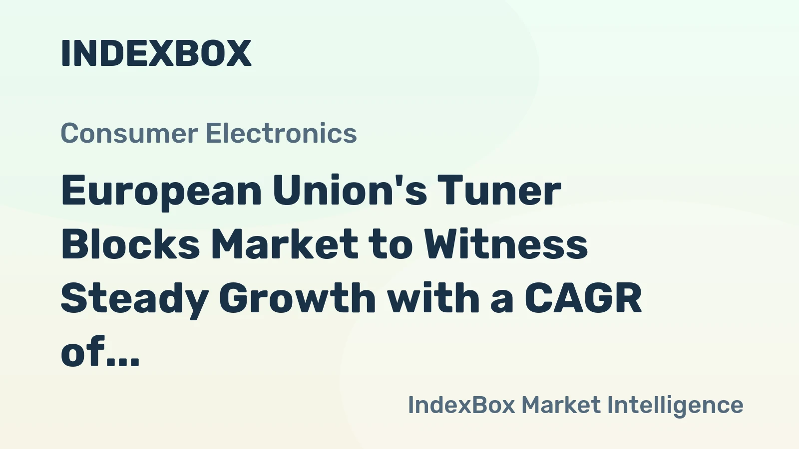 European Union's Tuner Blocks Market to Witness Steady Growth with a CAGR of +1.1% through 2035, Reaching $2.6B in Value